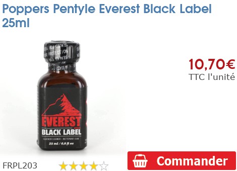 Poppers Pentyle Everest Black Label 25ml - FRPL203